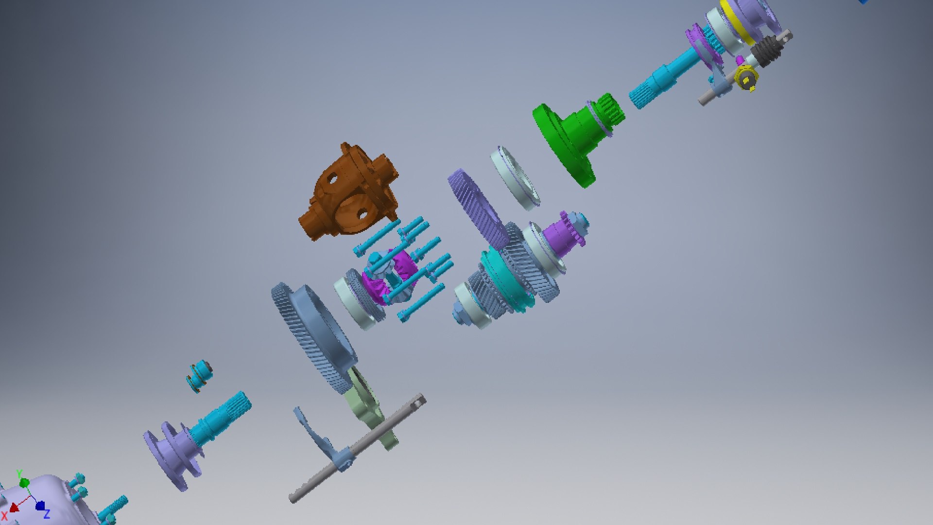 Vehicle transfer case 3D model model - TurboSquid 2112018