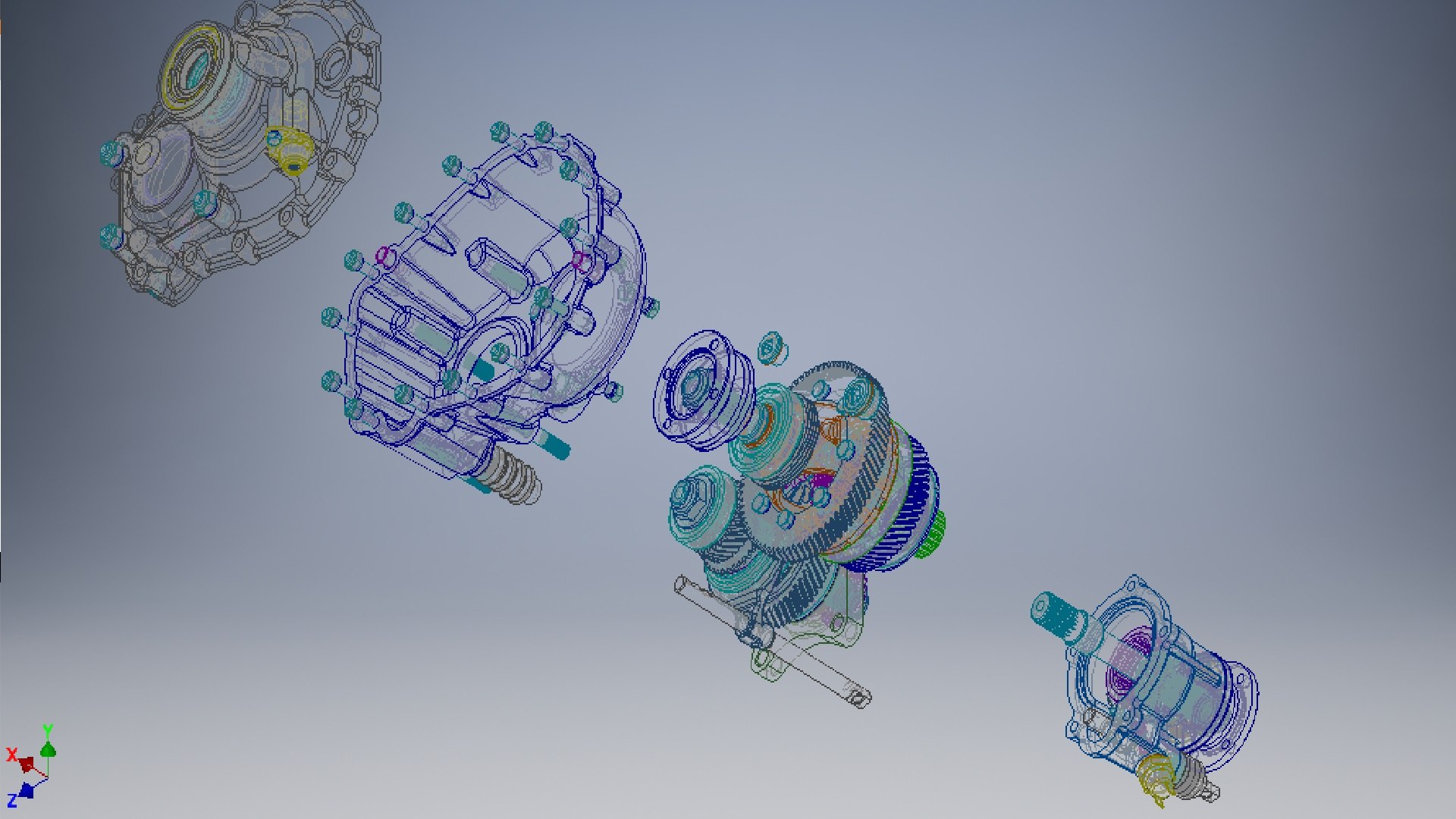 Vehicle transfer case 3D model model - TurboSquid 2112018