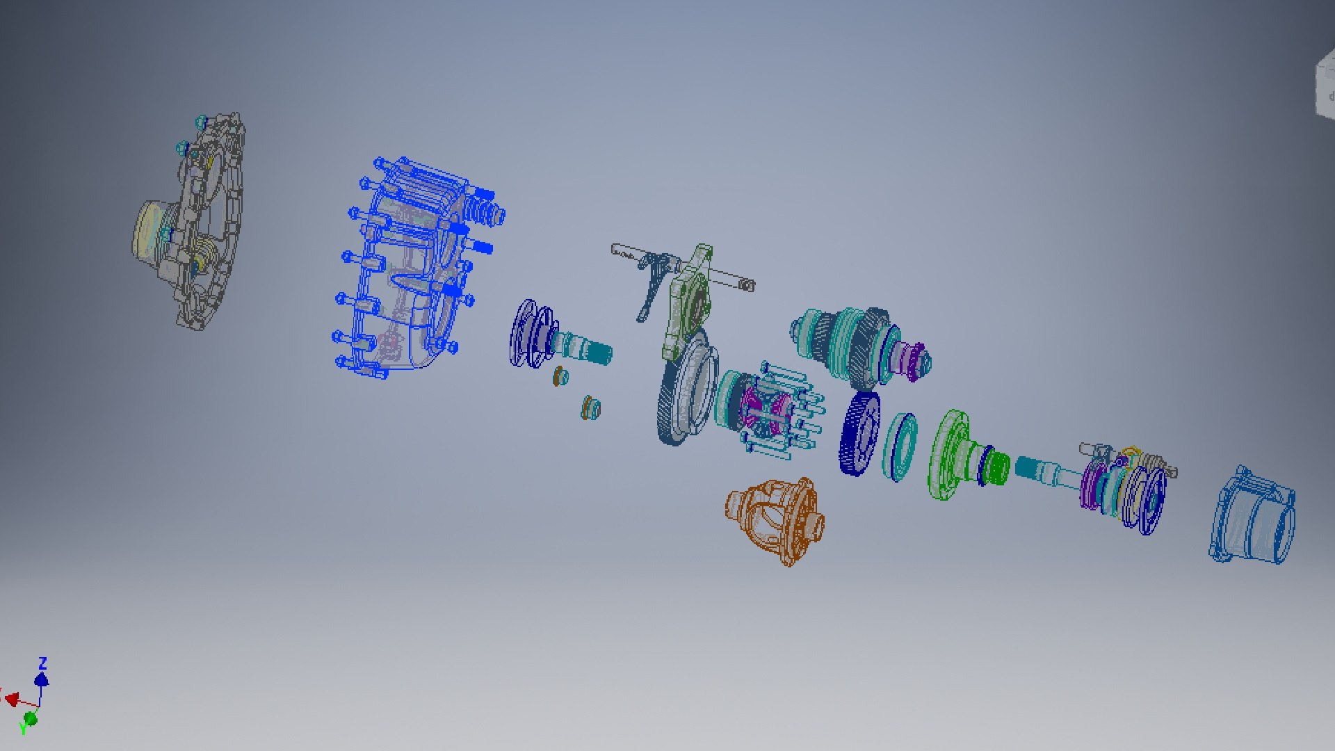 Vehicle transfer case 3D model model - TurboSquid 2112018