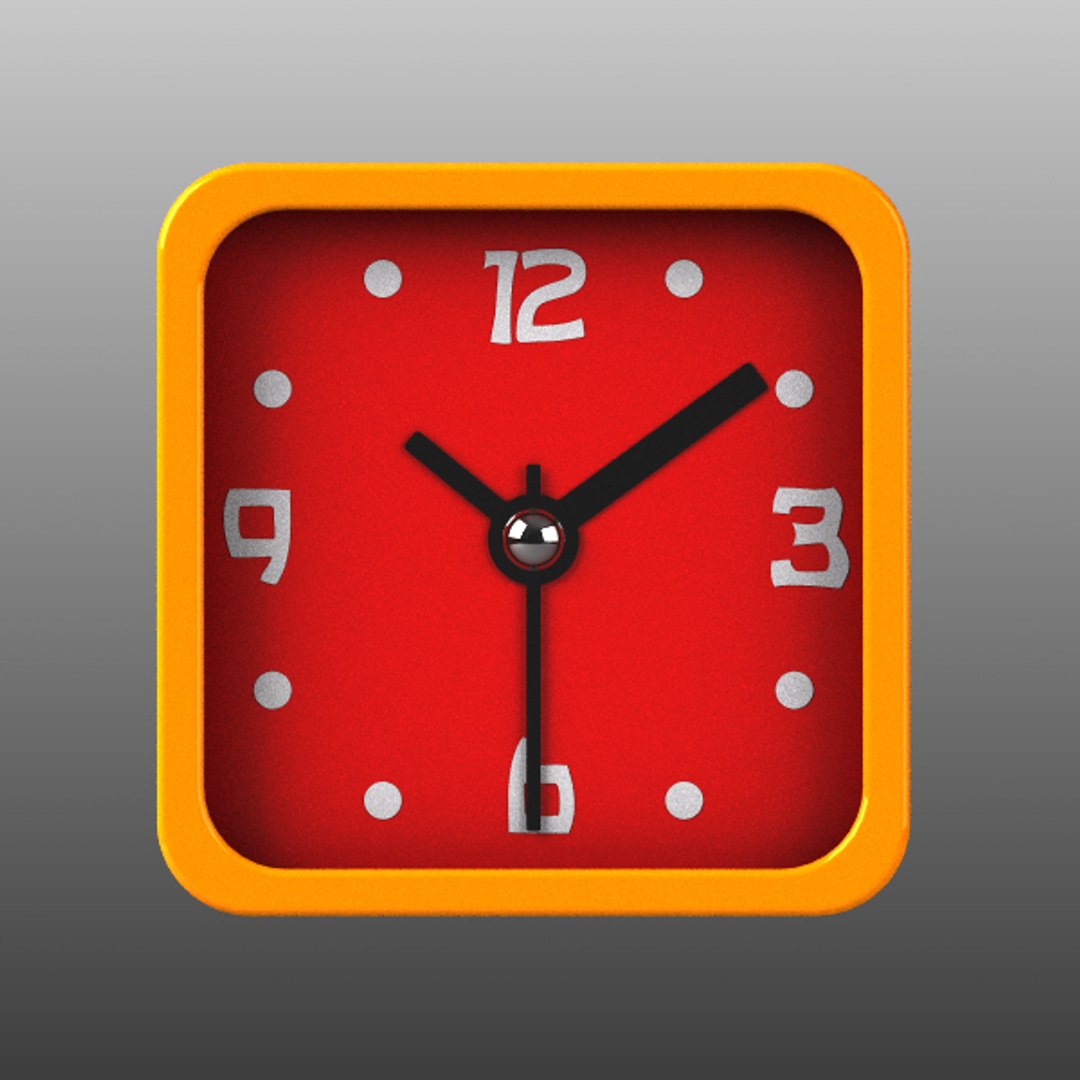 clock solidworks rhino 3d model