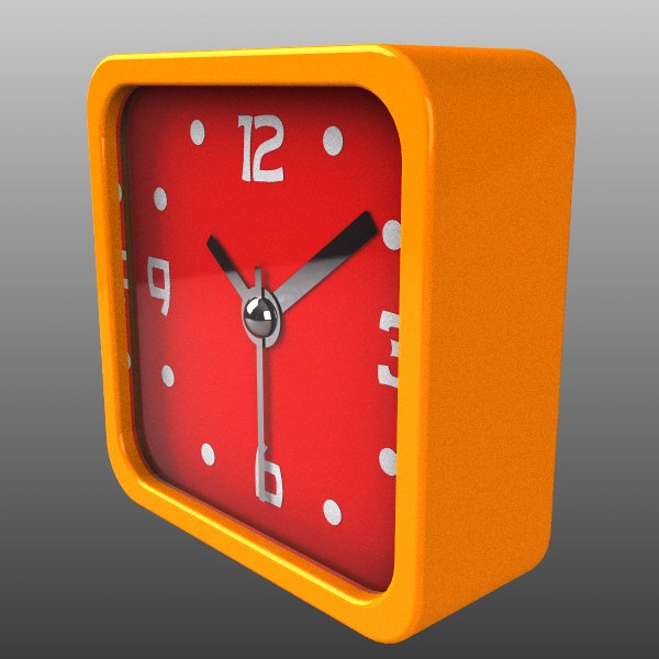 clock solidworks rhino 3d model