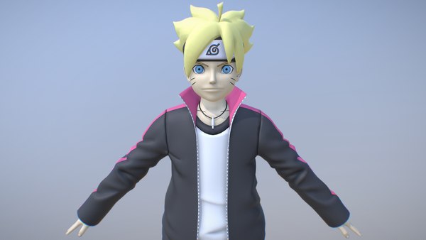 modelo 3d Boruto Uzumaki - Boruto Naruto Próximas Generaciones ...