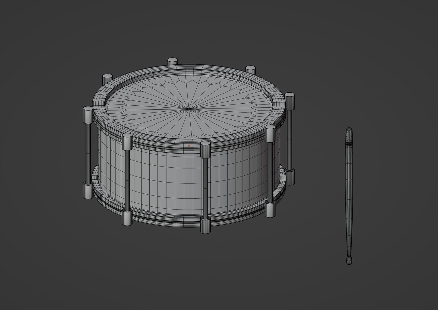 Drum 3D Model - TurboSquid 2058544
