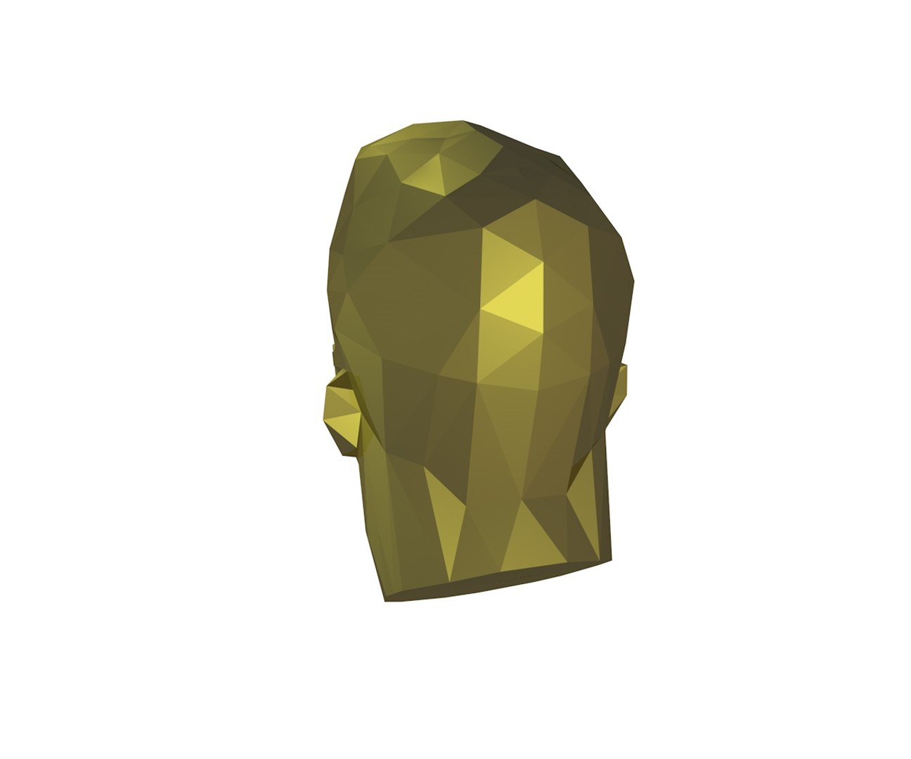 3D Low-poly Head Model - TurboSquid 1343914
