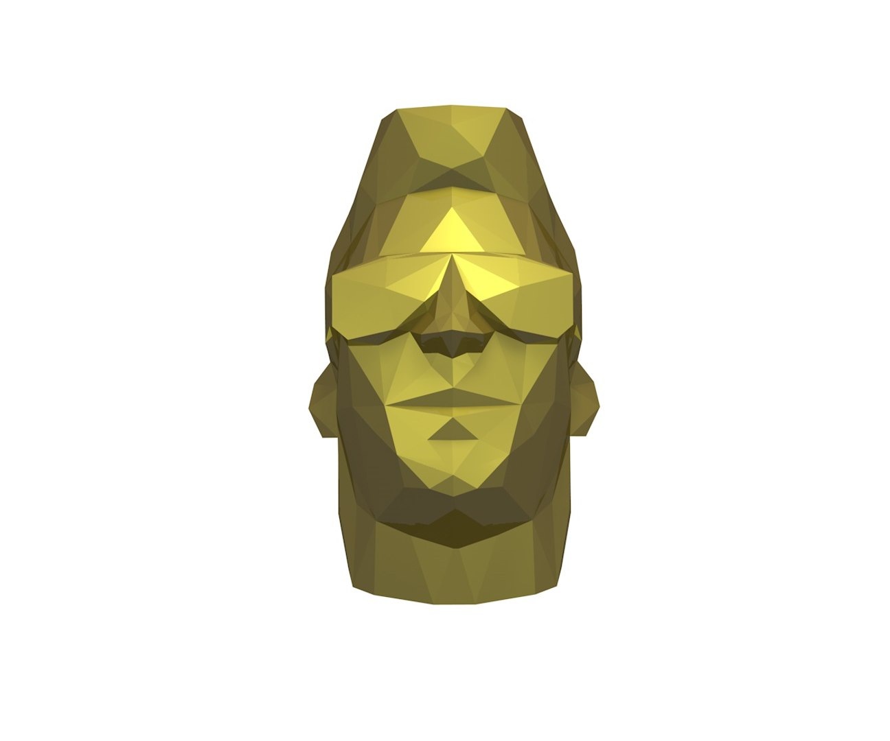 3D Low-poly Head Model - TurboSquid 1343914