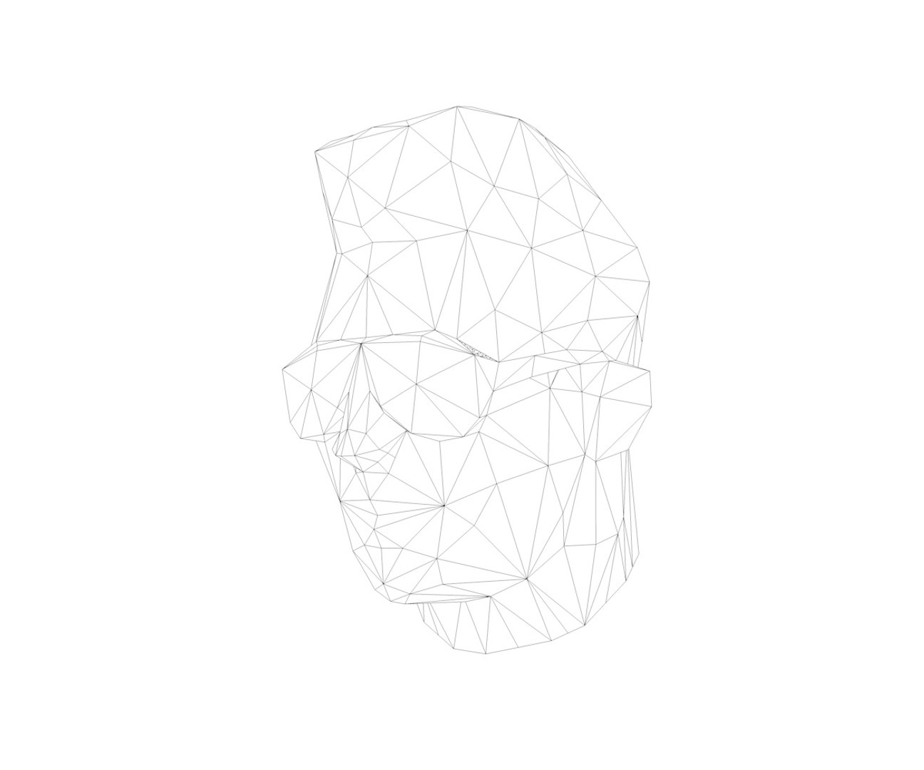 3D Low-poly Head Model - TurboSquid 1343914