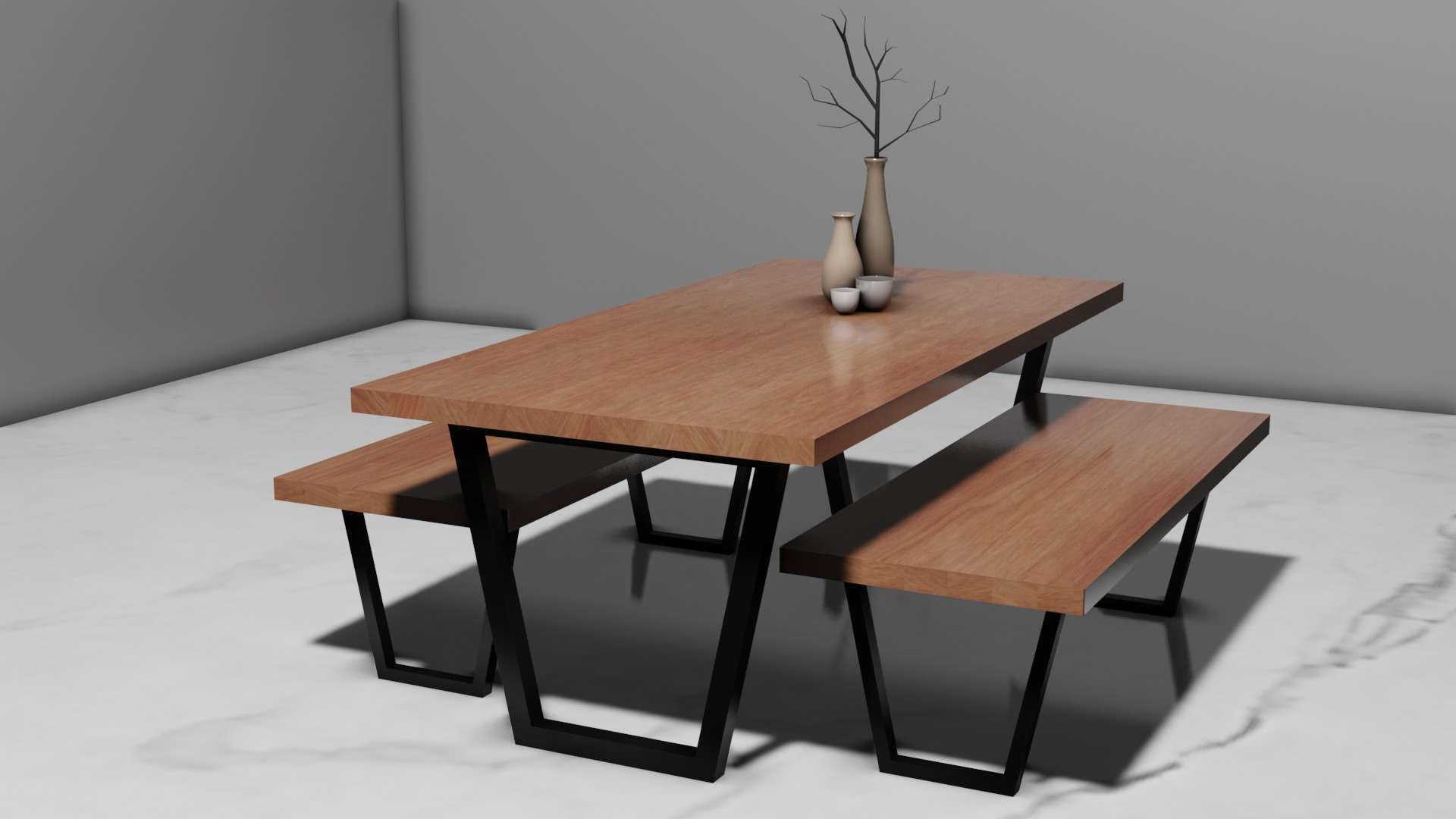 Dining Table Interior Model - TurboSquid 1694547