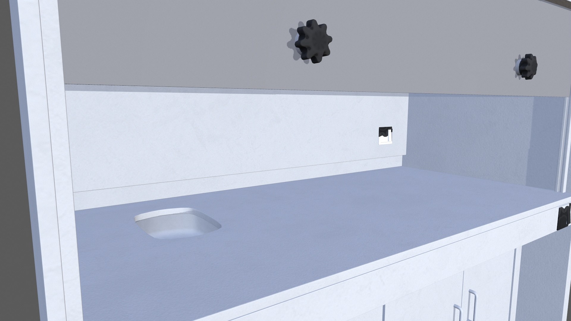 3D Laboratory Fume Hood - TurboSquid 2318017