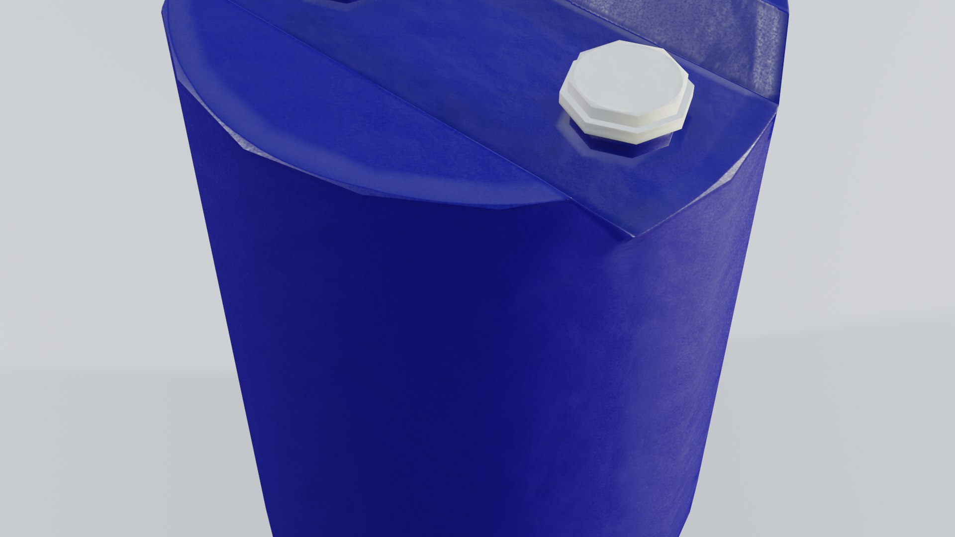 3D Plastic Tight Head Drum 01 120L - TurboSquid 2357366