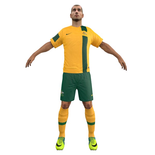 soccer player 3d max