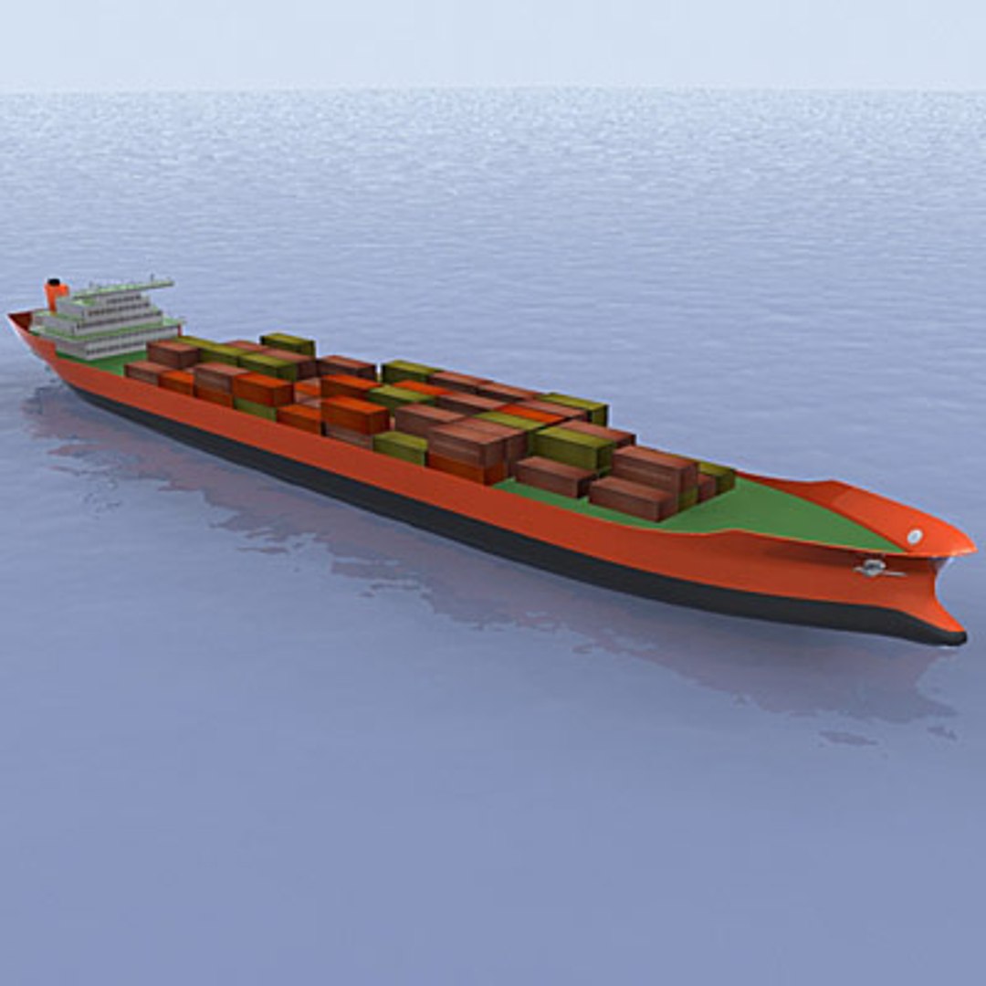 Cargo Ship 3d Model