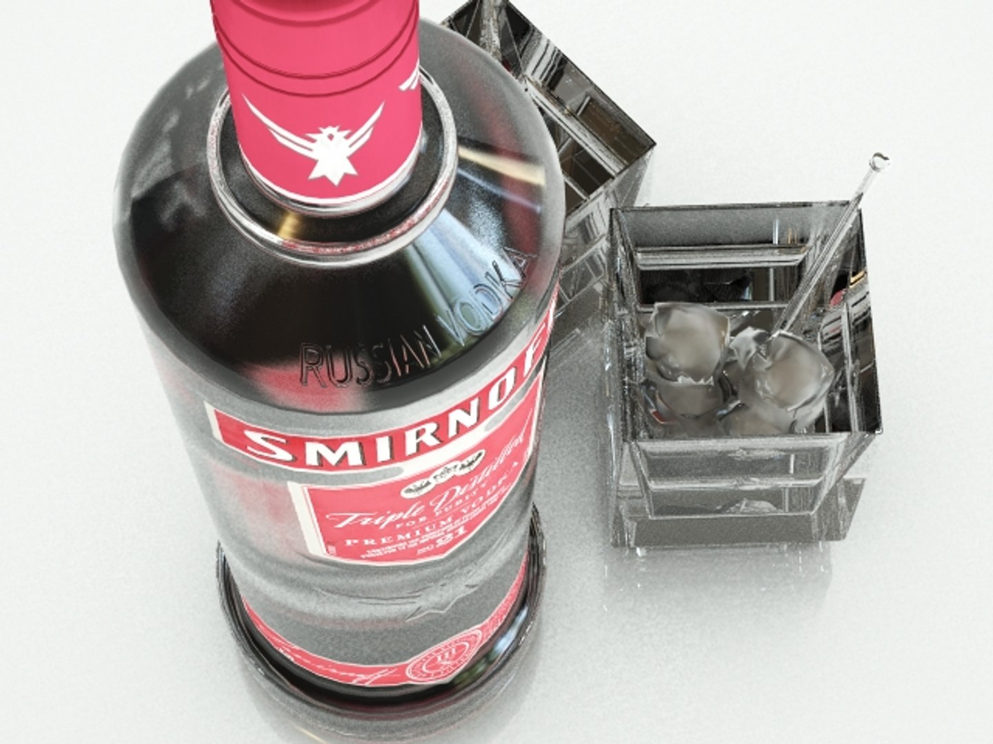 smirnoff vodka bottle max