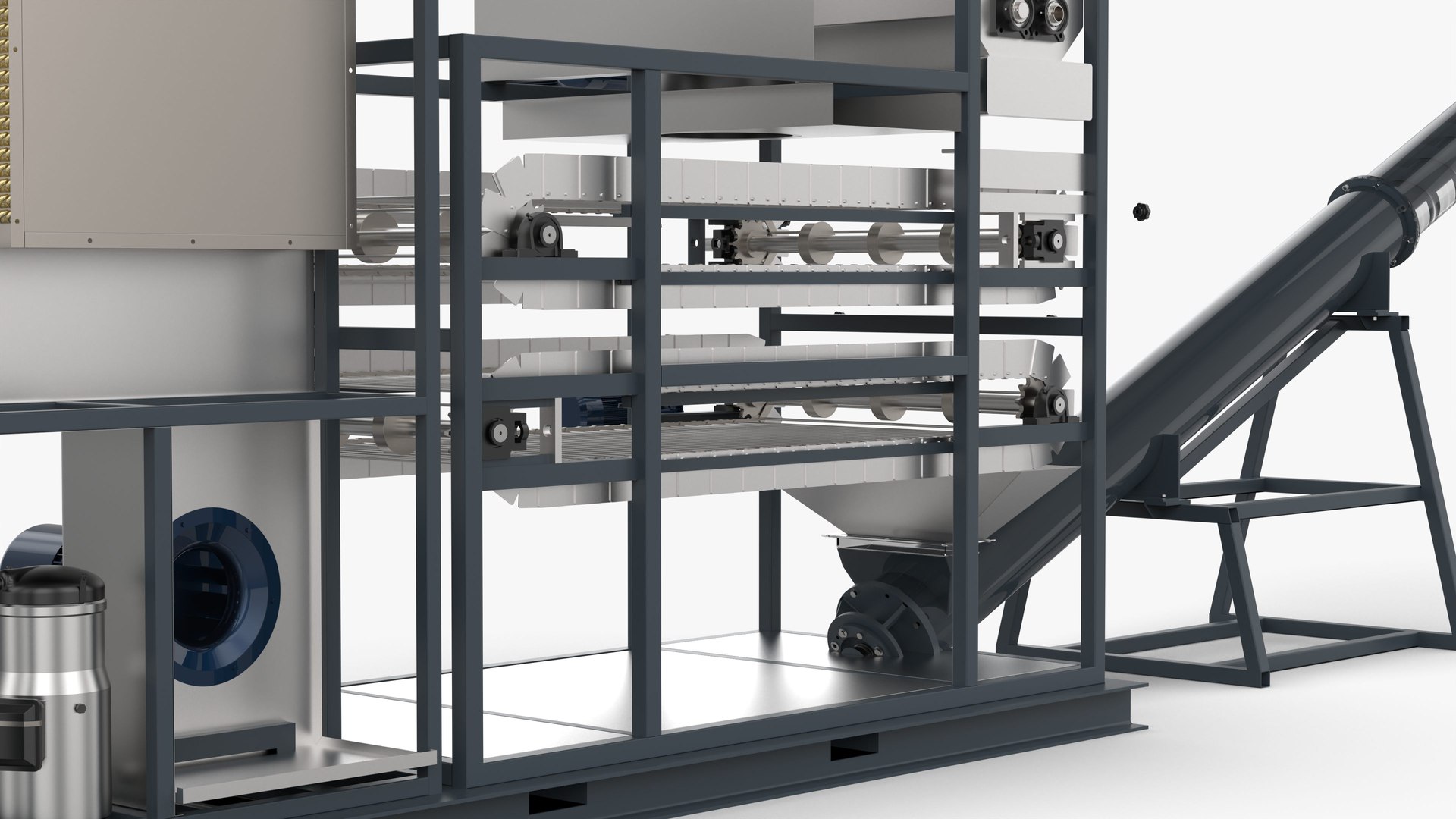 Heat Pump Sludge Drying Machine 3D - TurboSquid 2038326