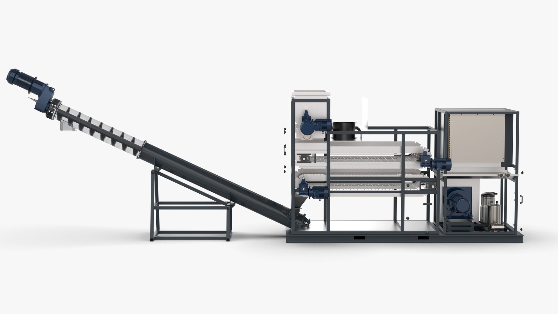 Heat Pump Sludge Drying Machine 3D - TurboSquid 2038326