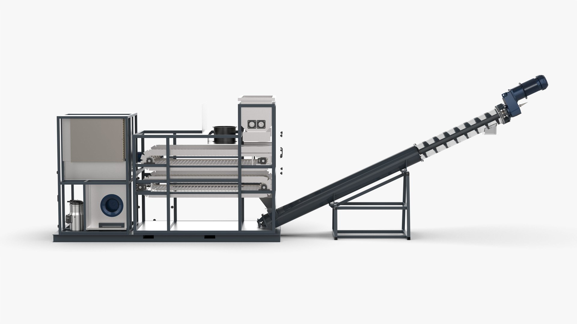 Heat Pump Sludge Drying Machine 3D - TurboSquid 2038326