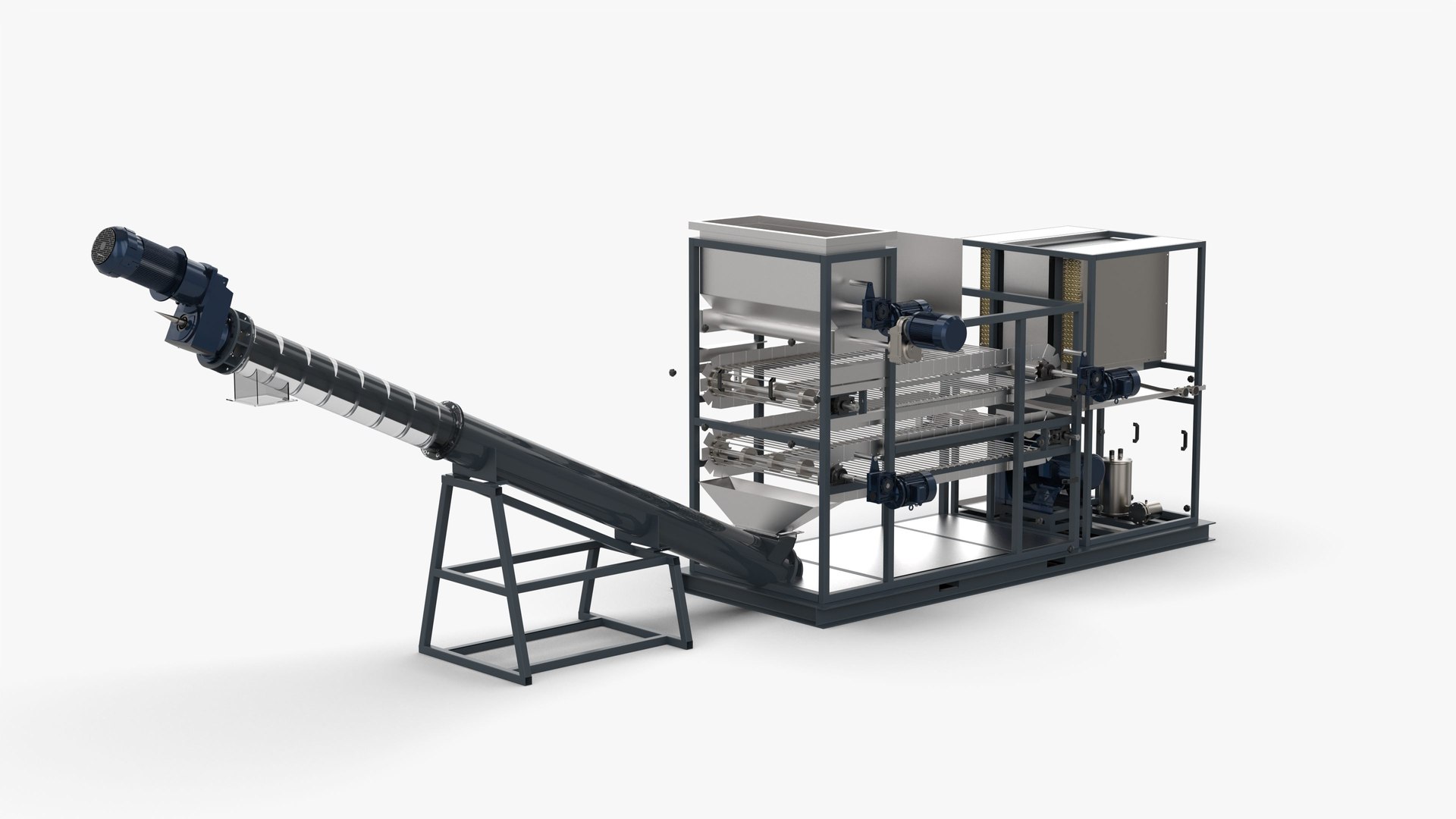 Heat Pump Sludge Drying Machine 3D - TurboSquid 2038326