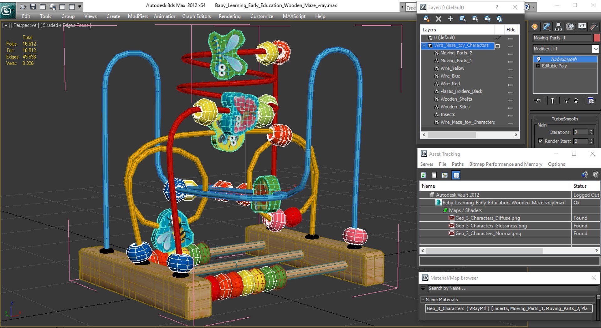 Baby Learning Early Education 3D Model - TurboSquid 1375402
