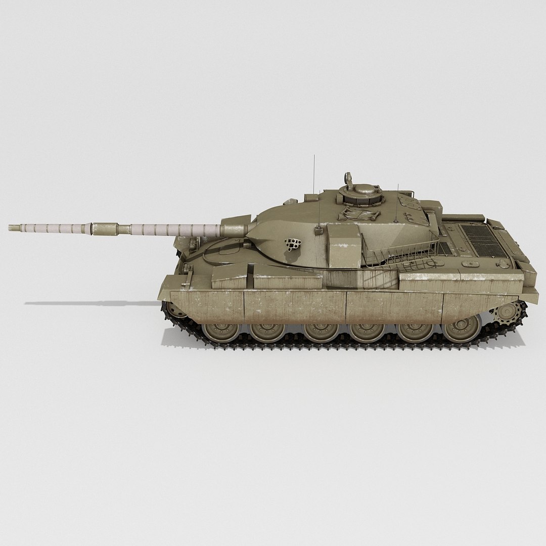 3d Uk Chieftain Battle Tank