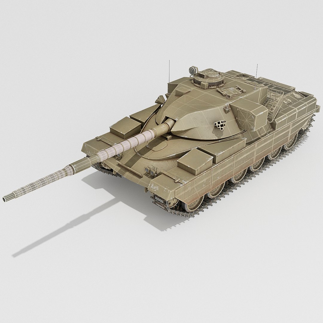 3d Uk Chieftain Battle Tank