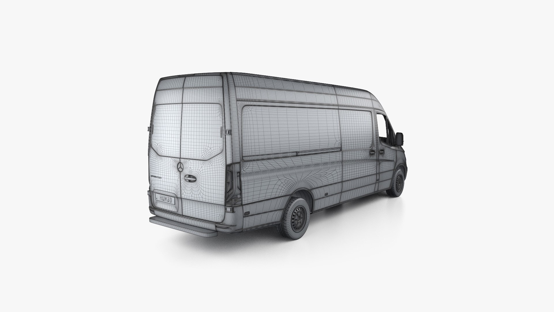 Mercedes-Benz Sprinter Panel Van L3H2 With HQ Interior 2022 3D ...