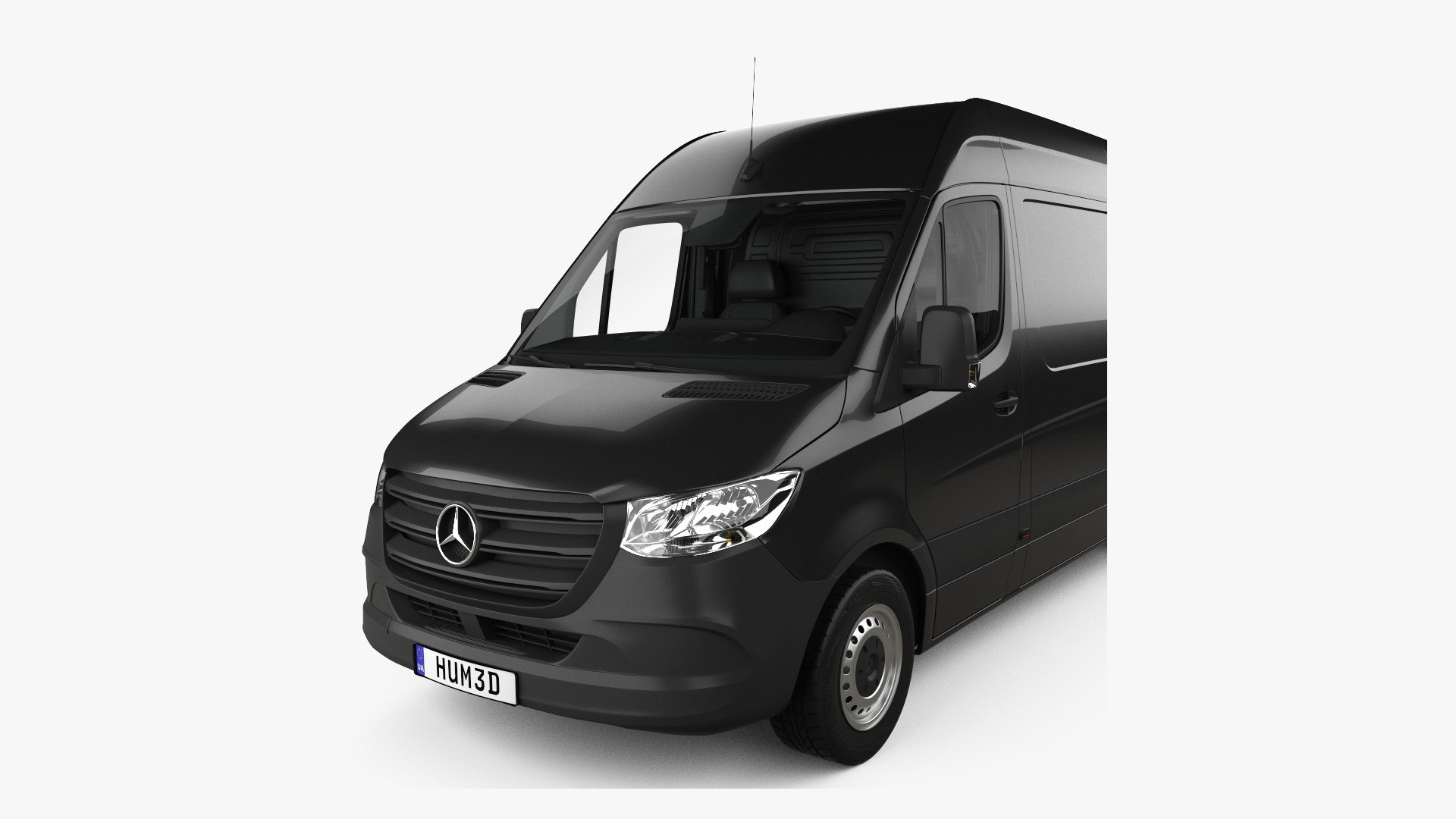 Mercedes-Benz Sprinter Panel Van L3H2 With HQ Interior 2022 3D ...