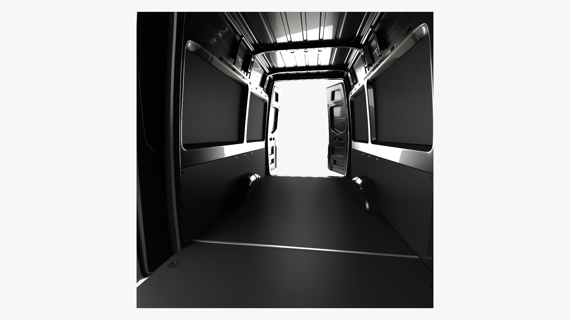 Mercedes-Benz Sprinter Panel Van L3H2 With HQ Interior 2022 3D ...