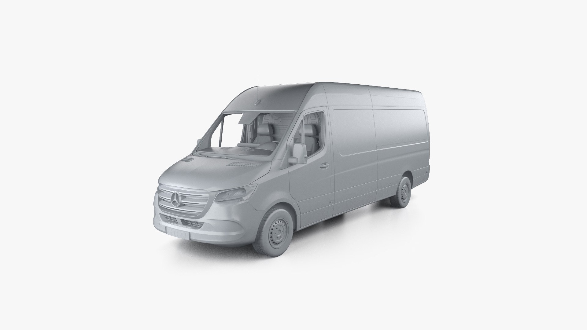 Mercedes-Benz Sprinter Panel Van L3H2 With HQ Interior 2022 3D ...