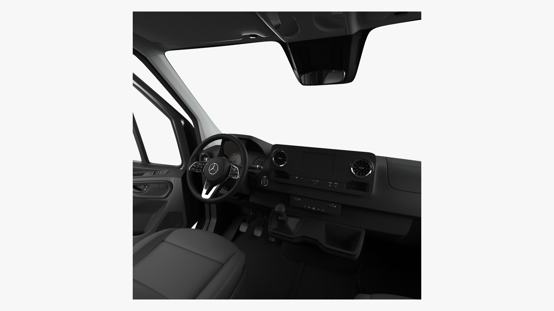 Mercedes-Benz Sprinter Panel Van L3H2 With HQ Interior 2022 3D ...
