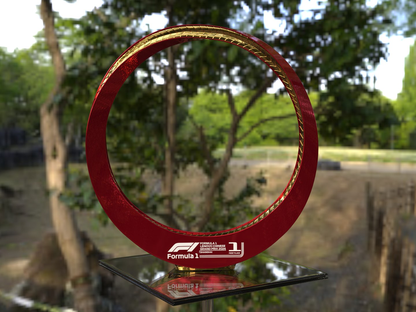 Chinese Grand Prix Trophy Award 3D Model - TurboSquid 2515028