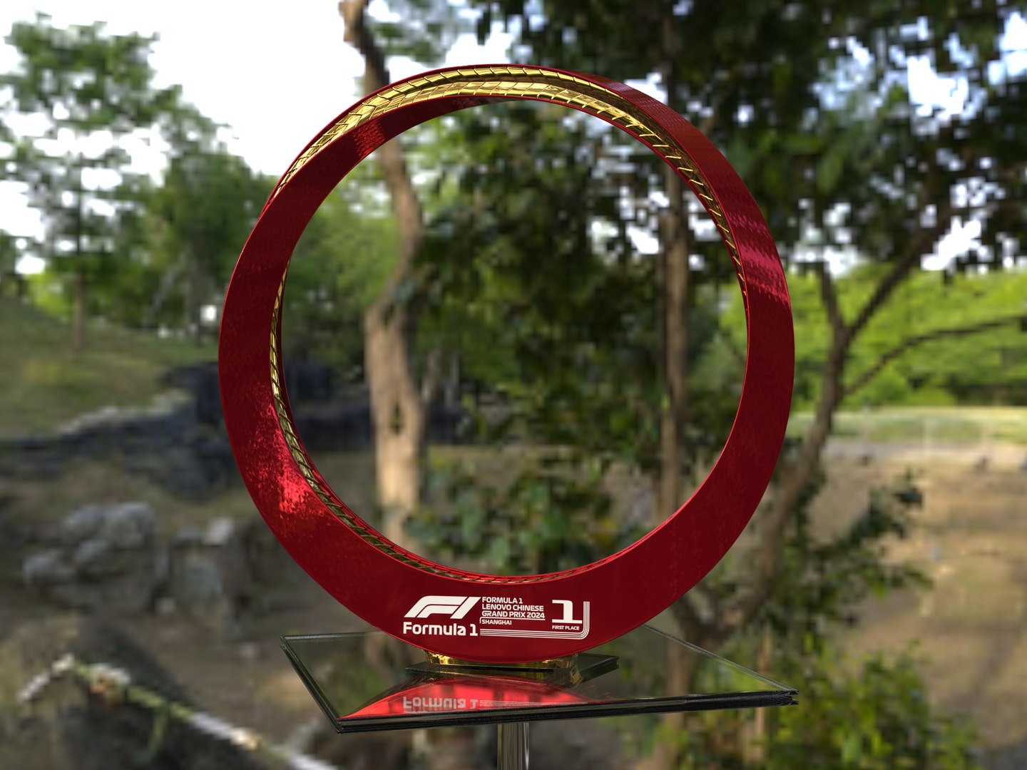 Chinese Grand Prix Trophy Award 3D Model - TurboSquid 2515028