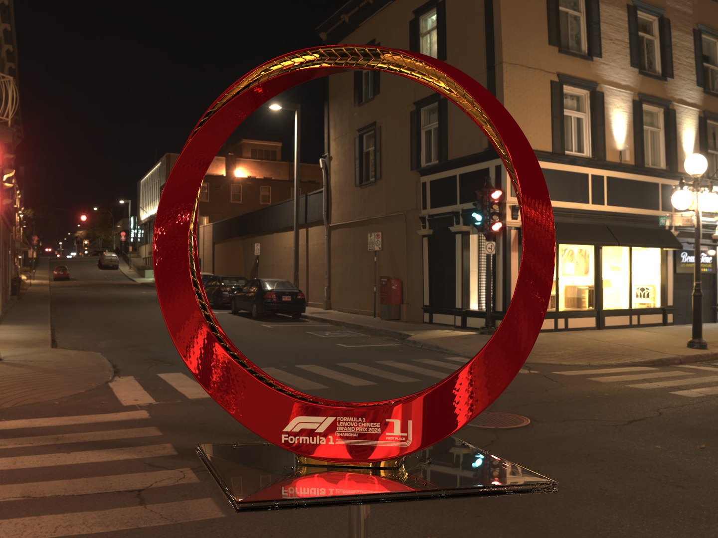 Chinese Grand Prix Trophy Award 3D Model - TurboSquid 2515028