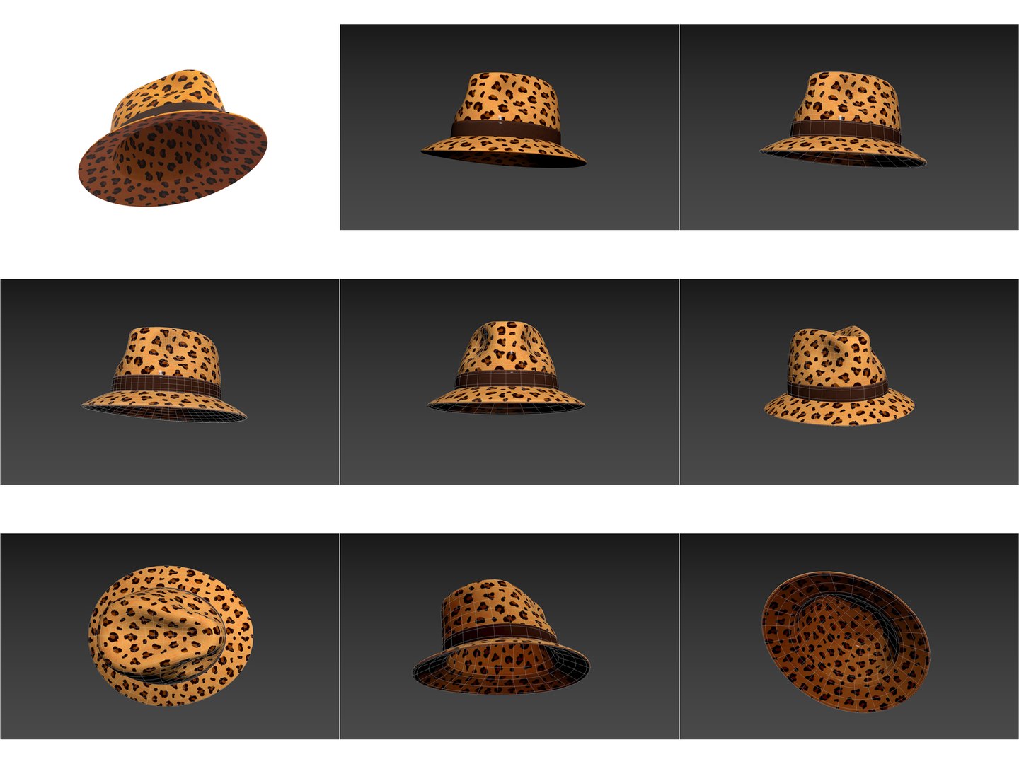 Hats And Helmets Pack 8 3D Model - TurboSquid 2125810
