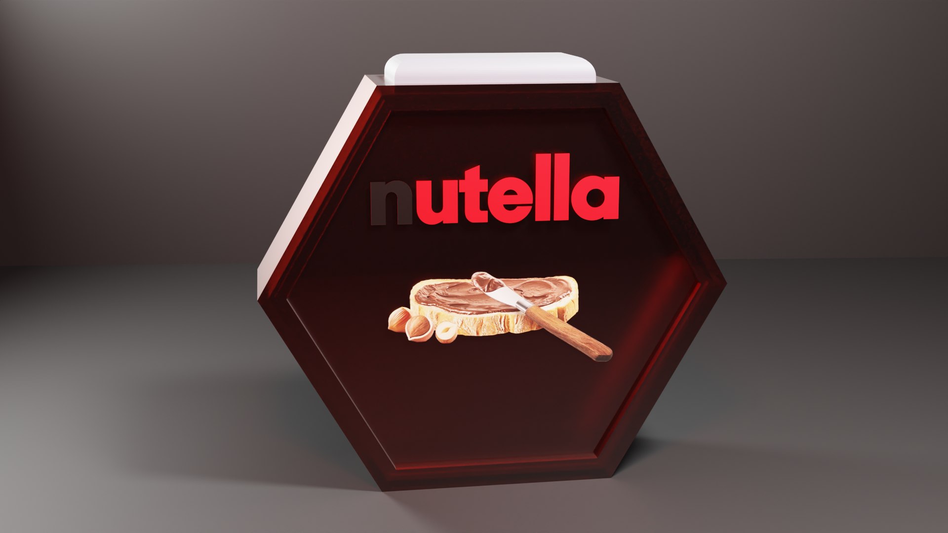 modelo 3d Nutella concept 3 - TurboSquid 2051908
