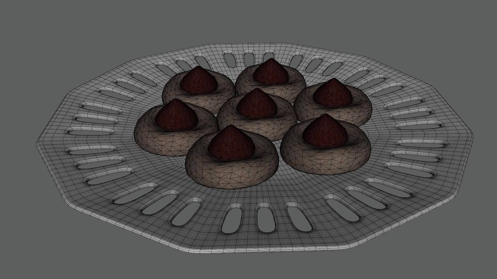 3D Model Cookies With Platte - TurboSquid 2318103