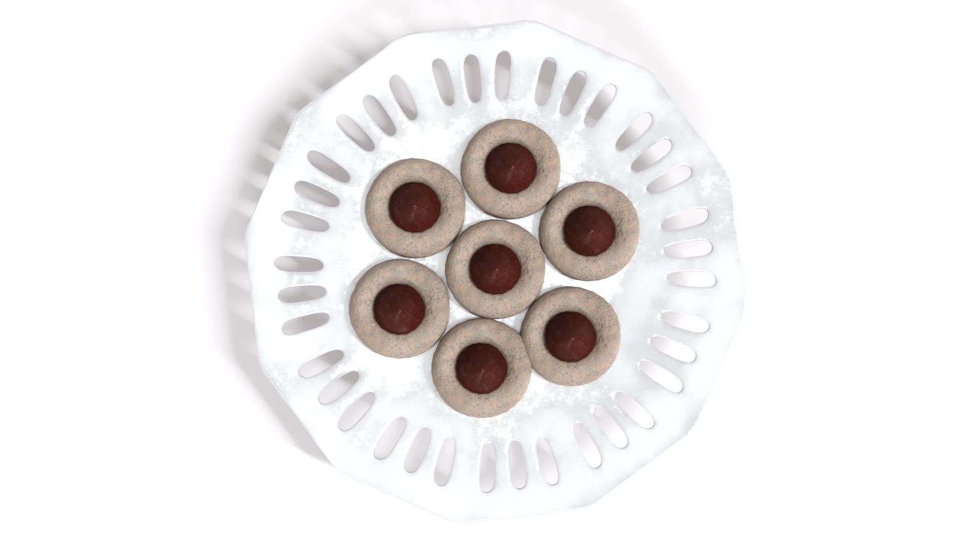 3D Model Cookies With Platte - TurboSquid 2318103