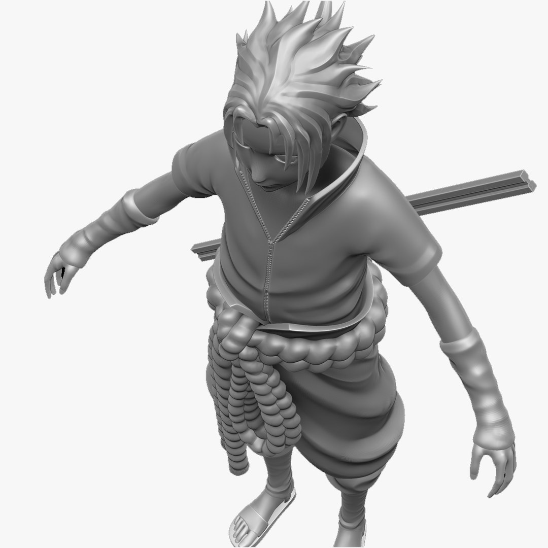 Sasuke Shippuden 3d Model