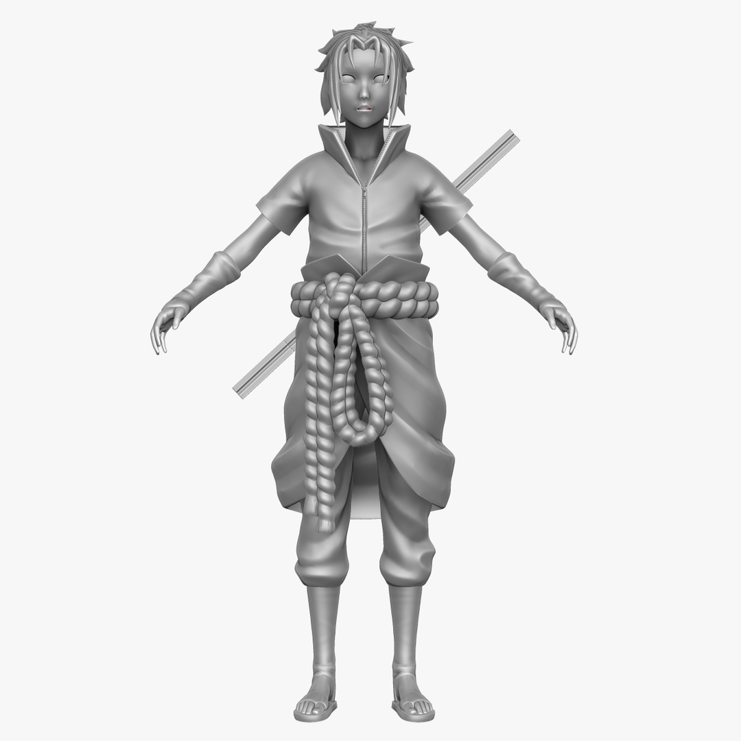 Sasuke Shippuden 3d Model