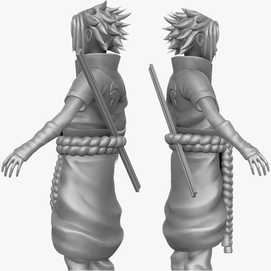 Sasuke Shippuden 3d Model
