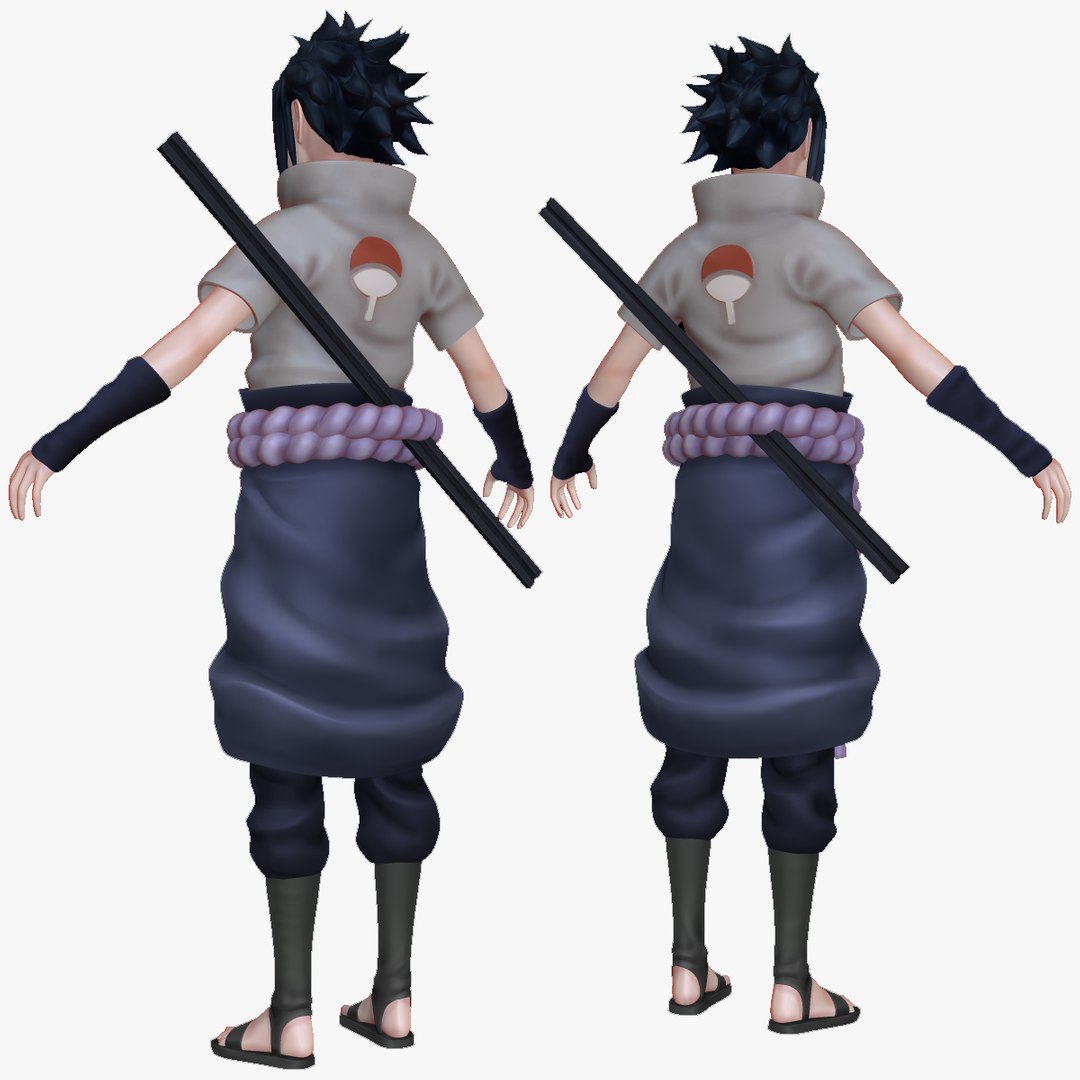 Sasuke Shippuden 3d Model