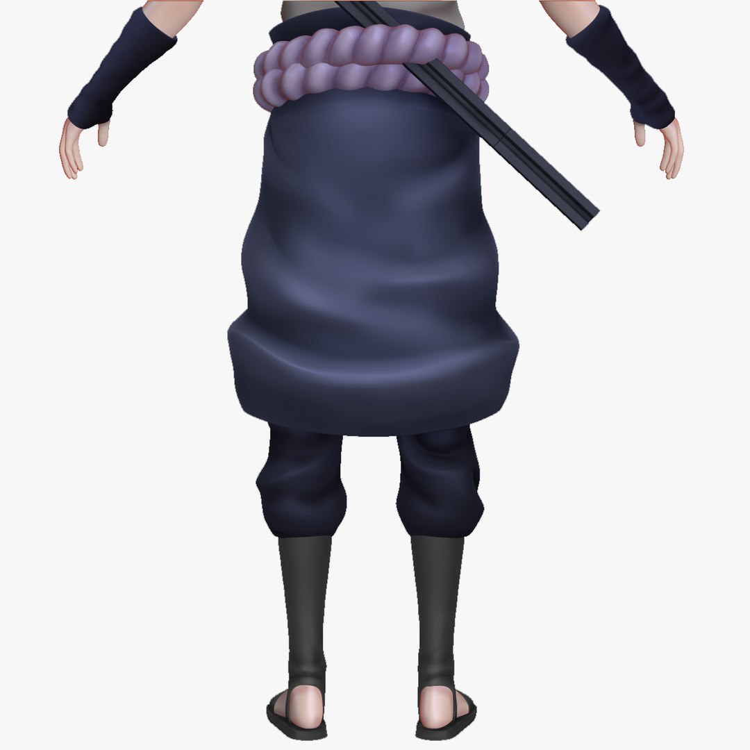 Sasuke Shippuden 3d Model