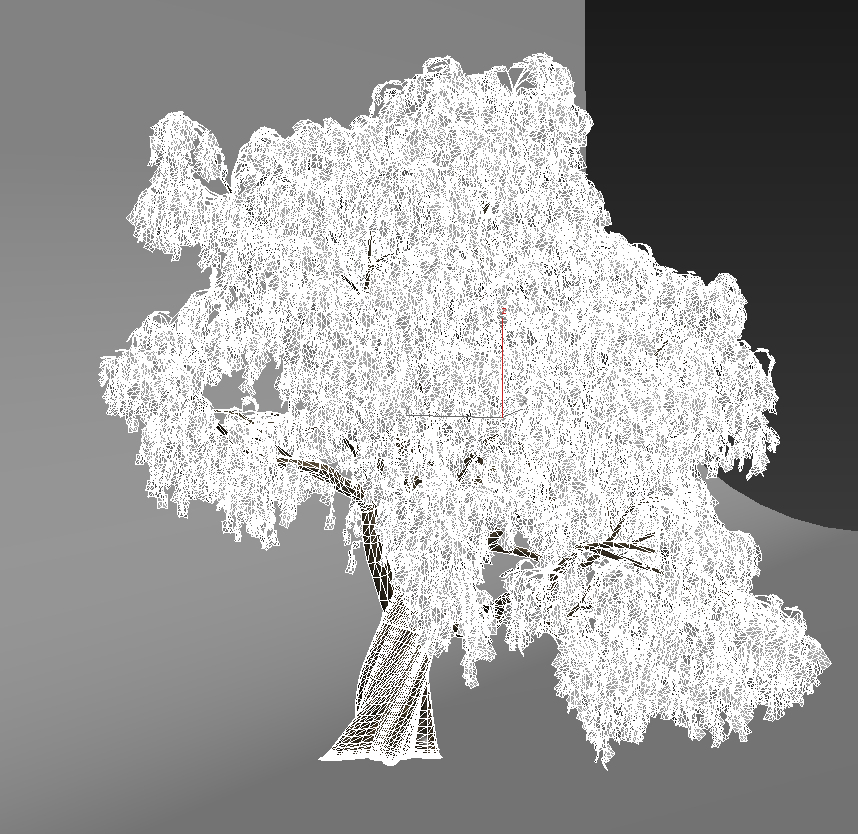 3d old tree model