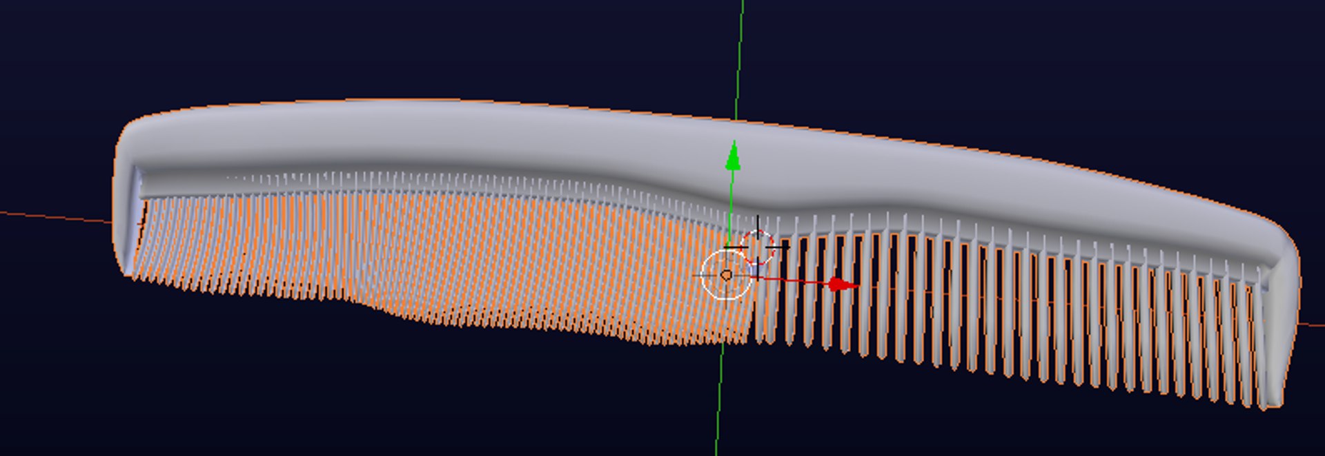 3d model comb