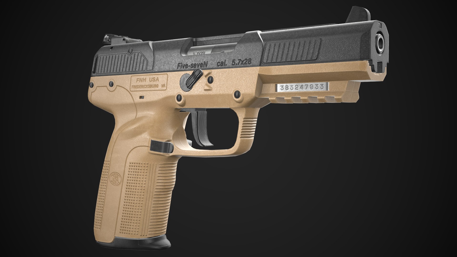 Ready Fn Five-seven Fde Model - TurboSquid 1703916