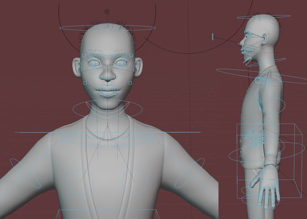 3D Boy Rig model - TurboSquid 1810481