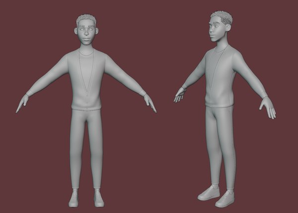 3D Boy Rig model - TurboSquid 1810481