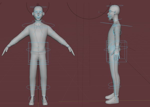 3D Boy Rig model - TurboSquid 1810481