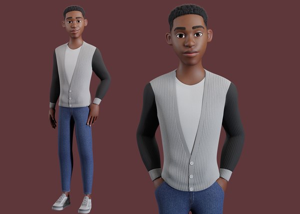 3D Boy Rig model - TurboSquid 1810481