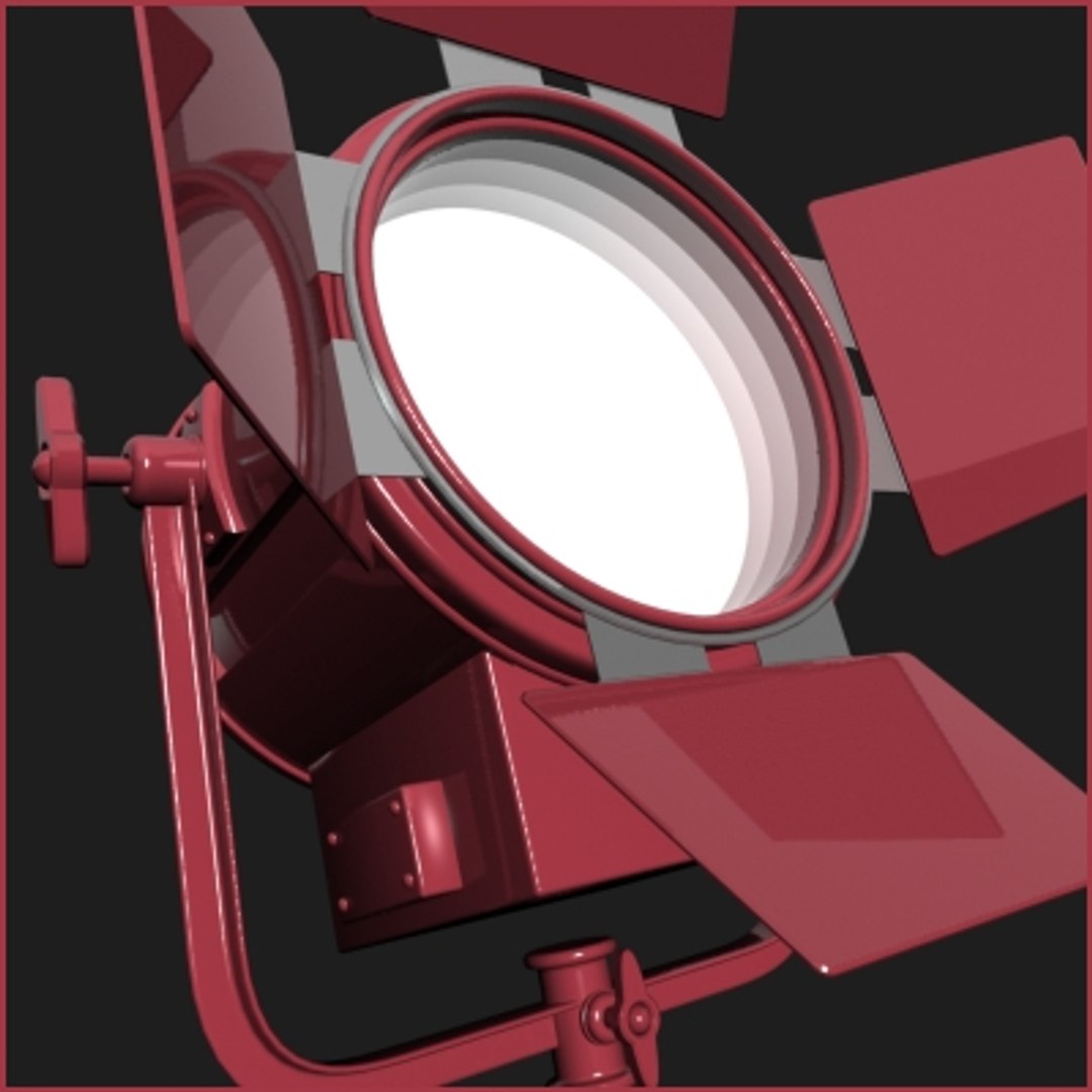 3d Model Studio Stage Light