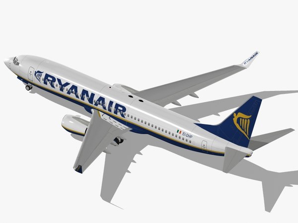 3d boeing 737-800 ryanair model