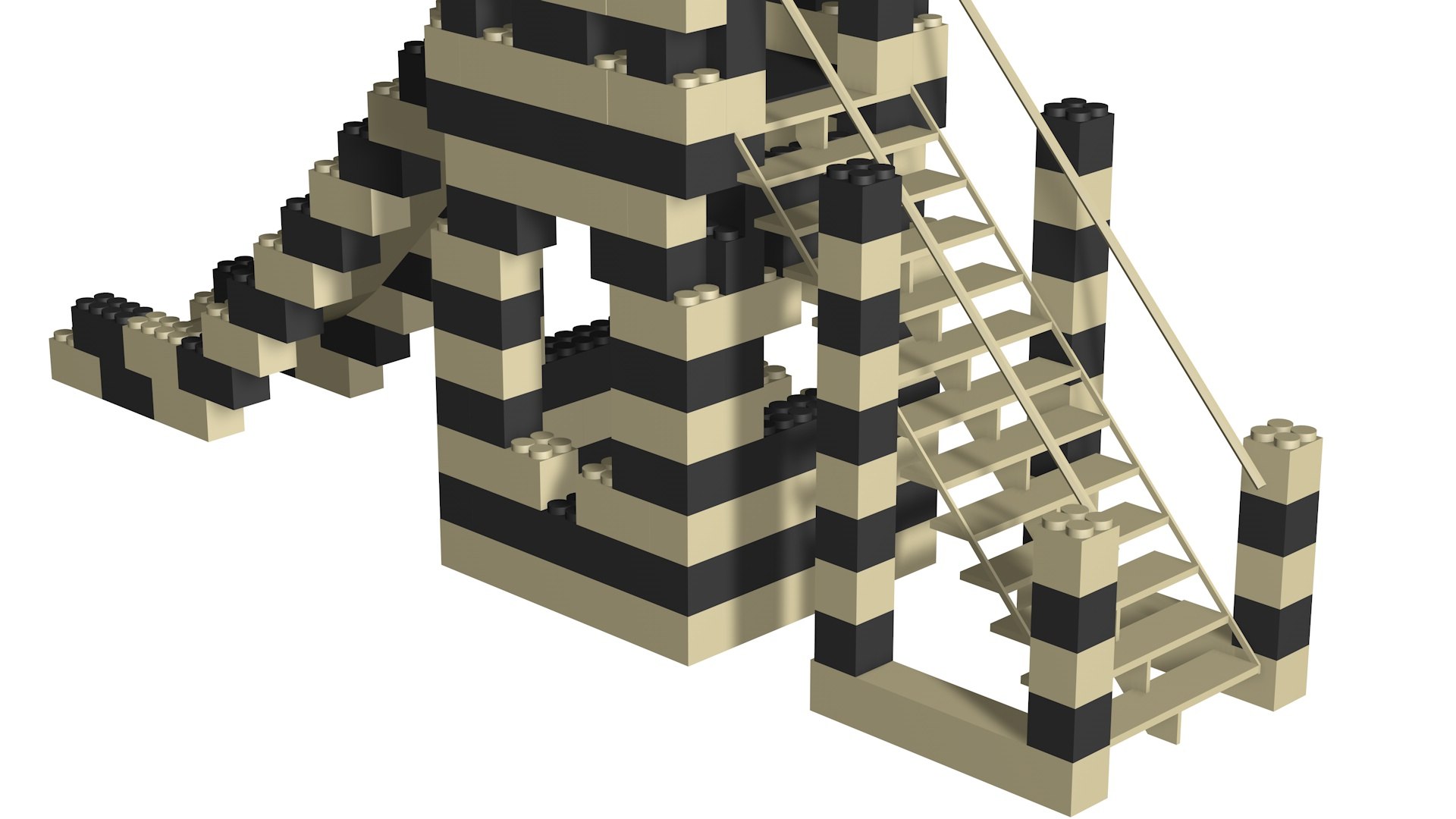 3D Playground Slide Lego Theme Model - TurboSquid 1729354